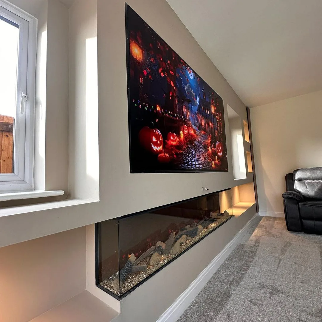 Media Wall With Screens